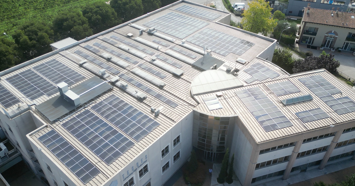 Impianto Fotovoltaico Aziendale Da 199 KW Per Tecres Spa